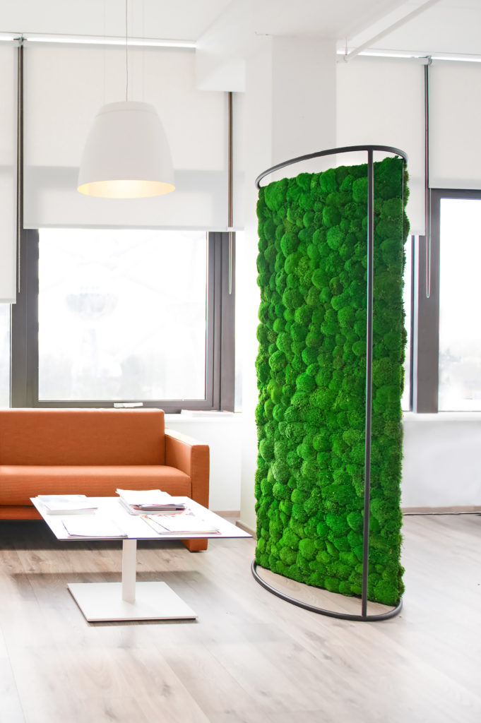 G-Divider, roomdivider met mos | Loff